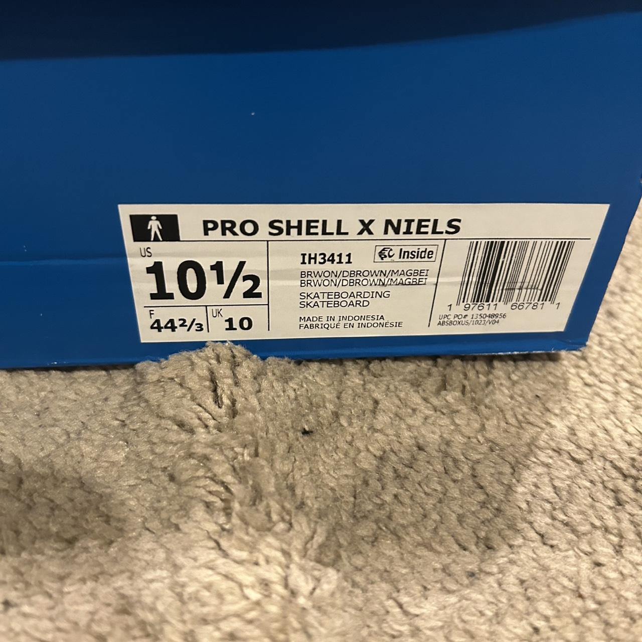 adidas pro shell niels bennett adv size 10.5 brown... | Depop