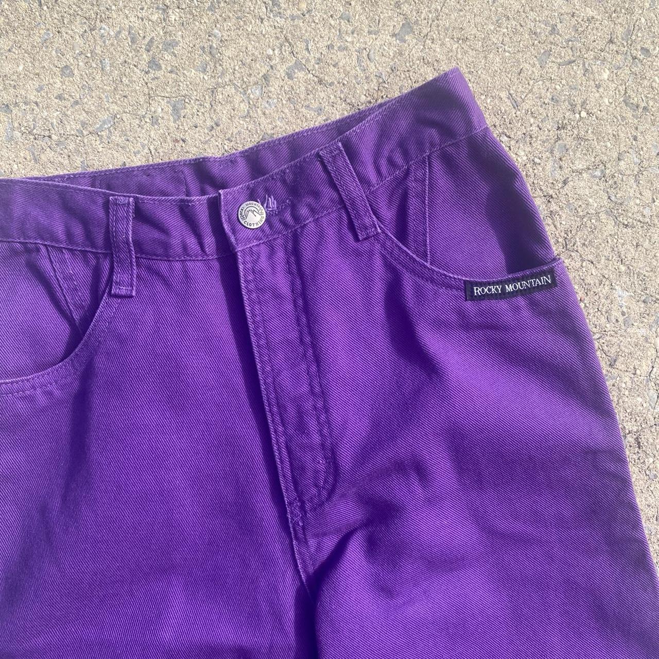 1980's PURPLE Rocky Mountain western cut... - Depop