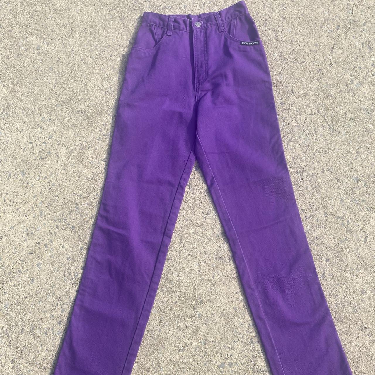 1980's PURPLE Rocky Mountain western cut... - Depop
