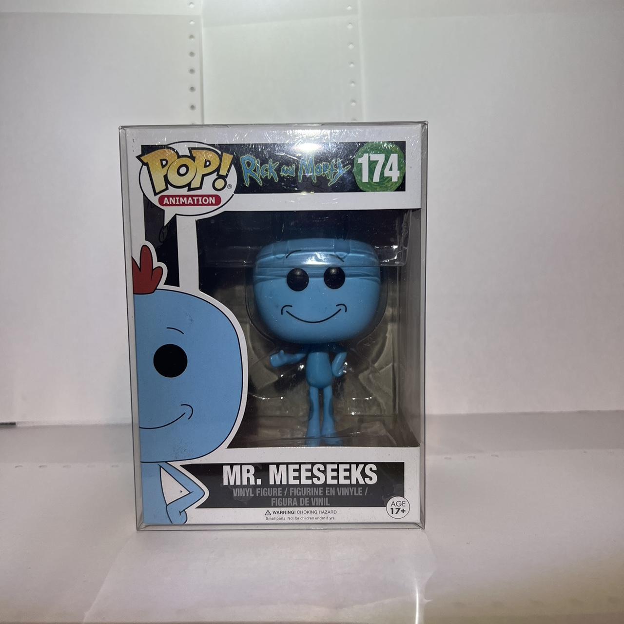Mr. Meeseeks, Rick and Morty Funko pop Box is... - Depop
