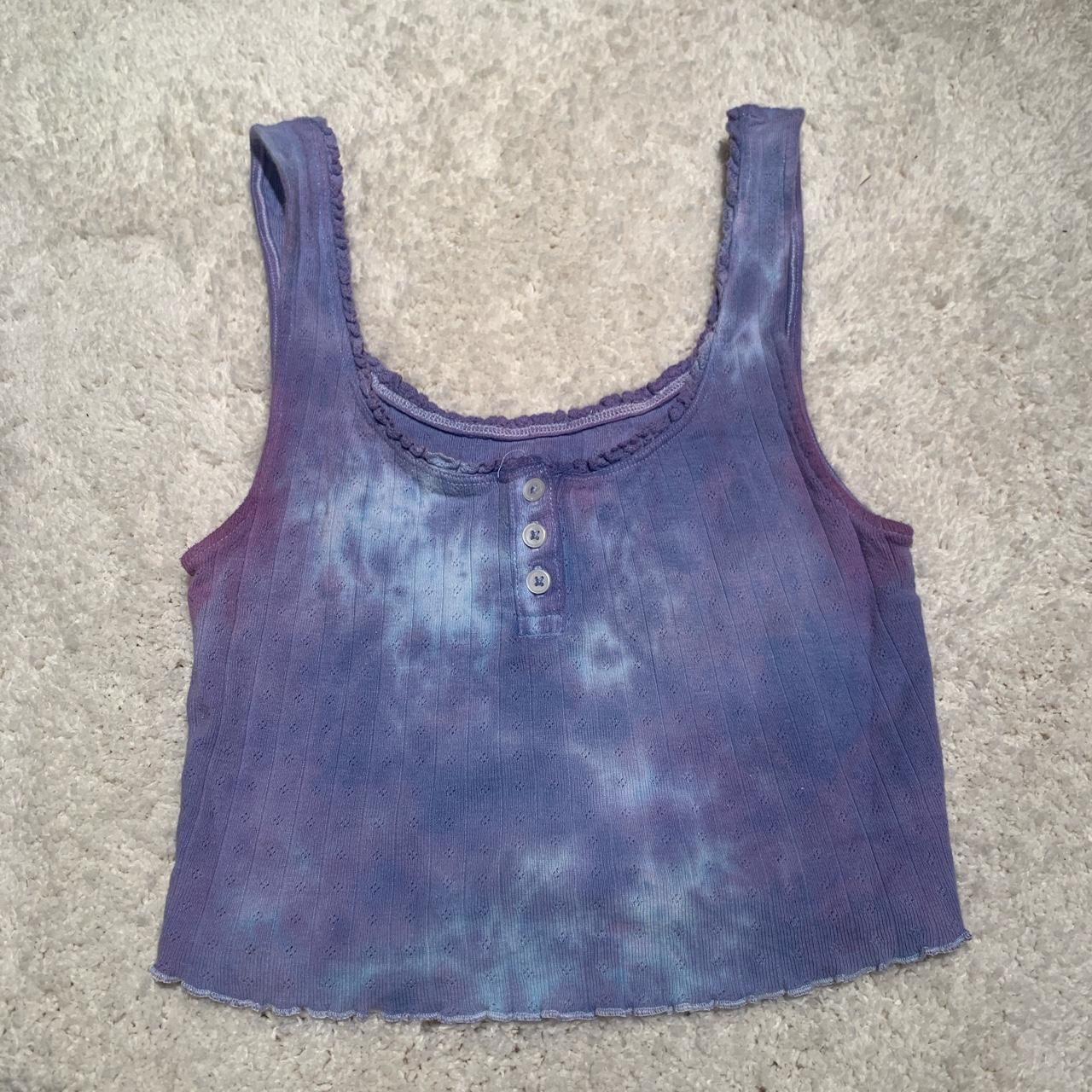American eagle tie dyed crop top Size small - Depop