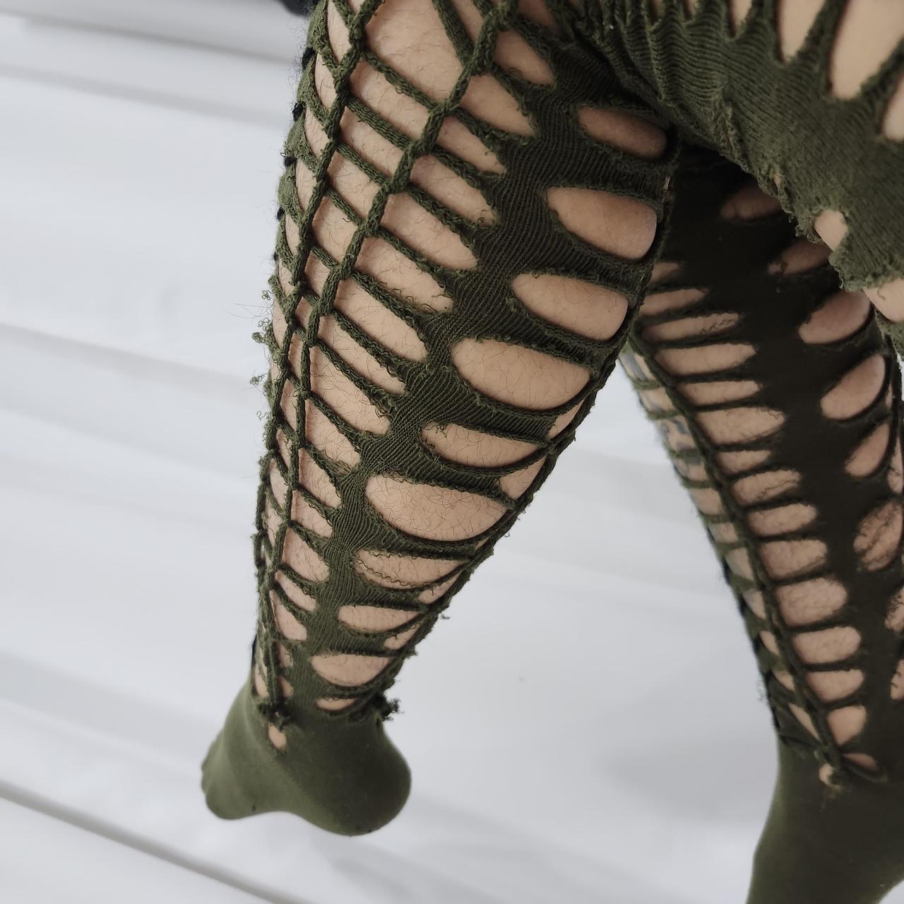 Beautiful lace up Elf socks Made with love... - Depop