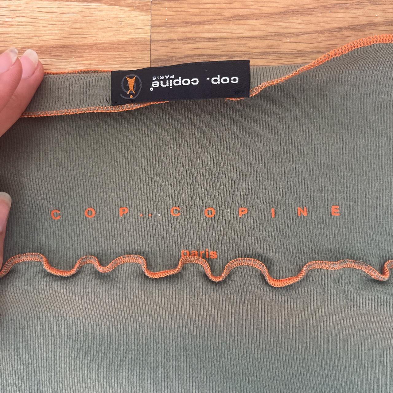 darling cop copine PARIS quarter sleeve top. light... - Depop