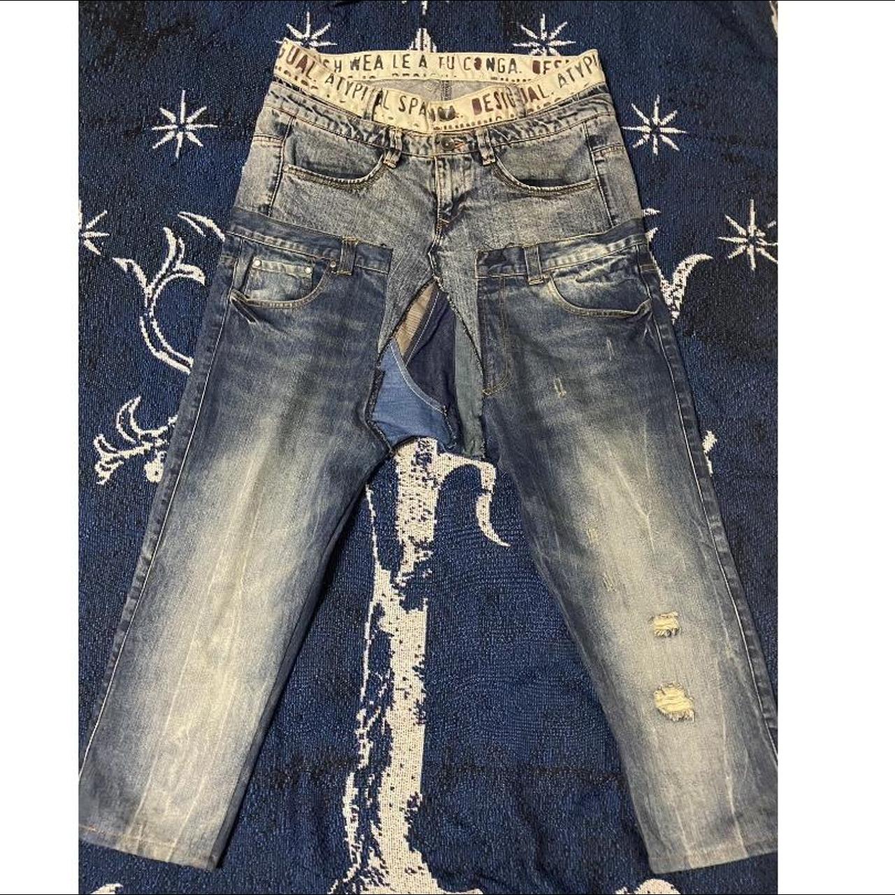 Desigual Men's multi Jeans | Depop