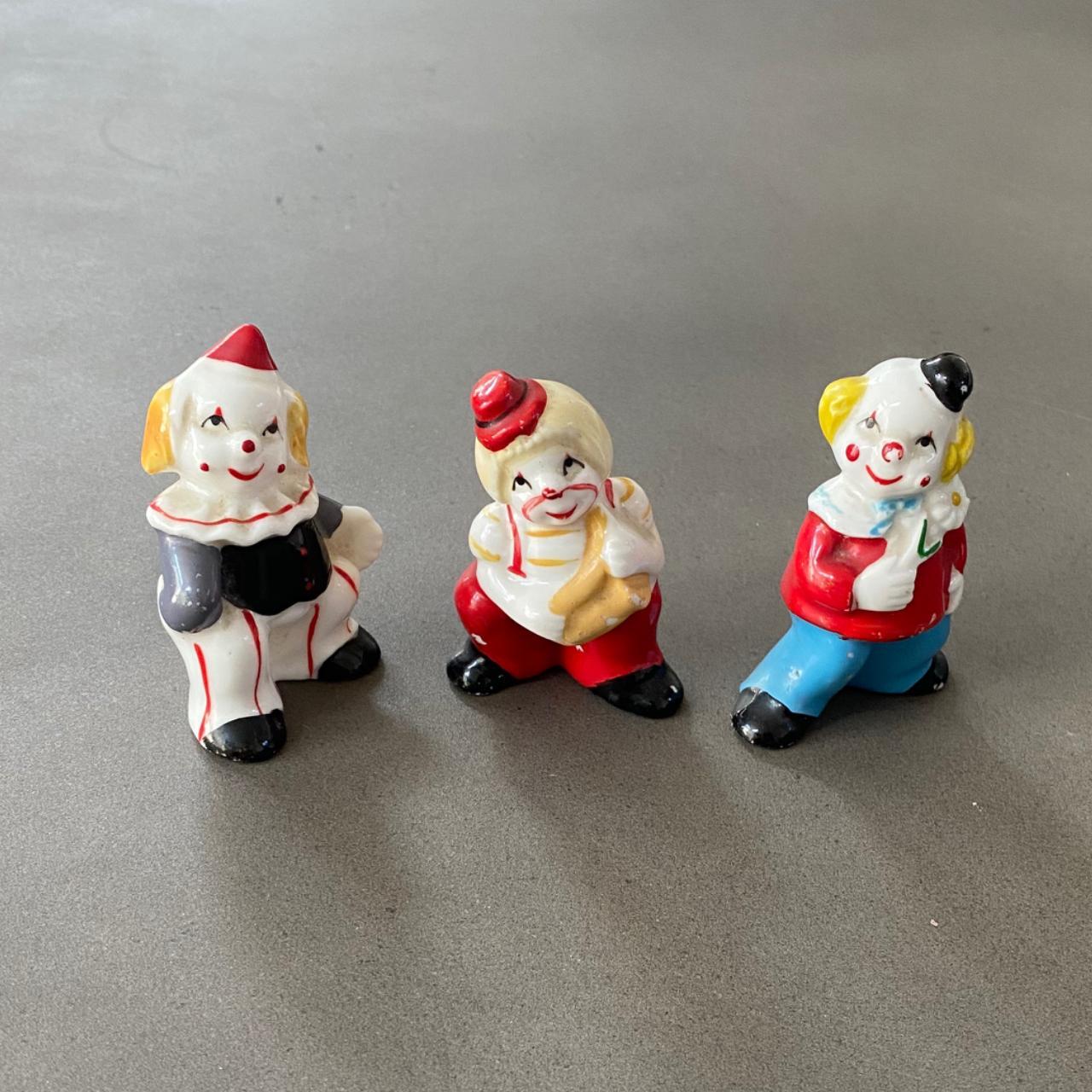 miniature clowns approximately 2 3/4"x 1 3/4" - Depop