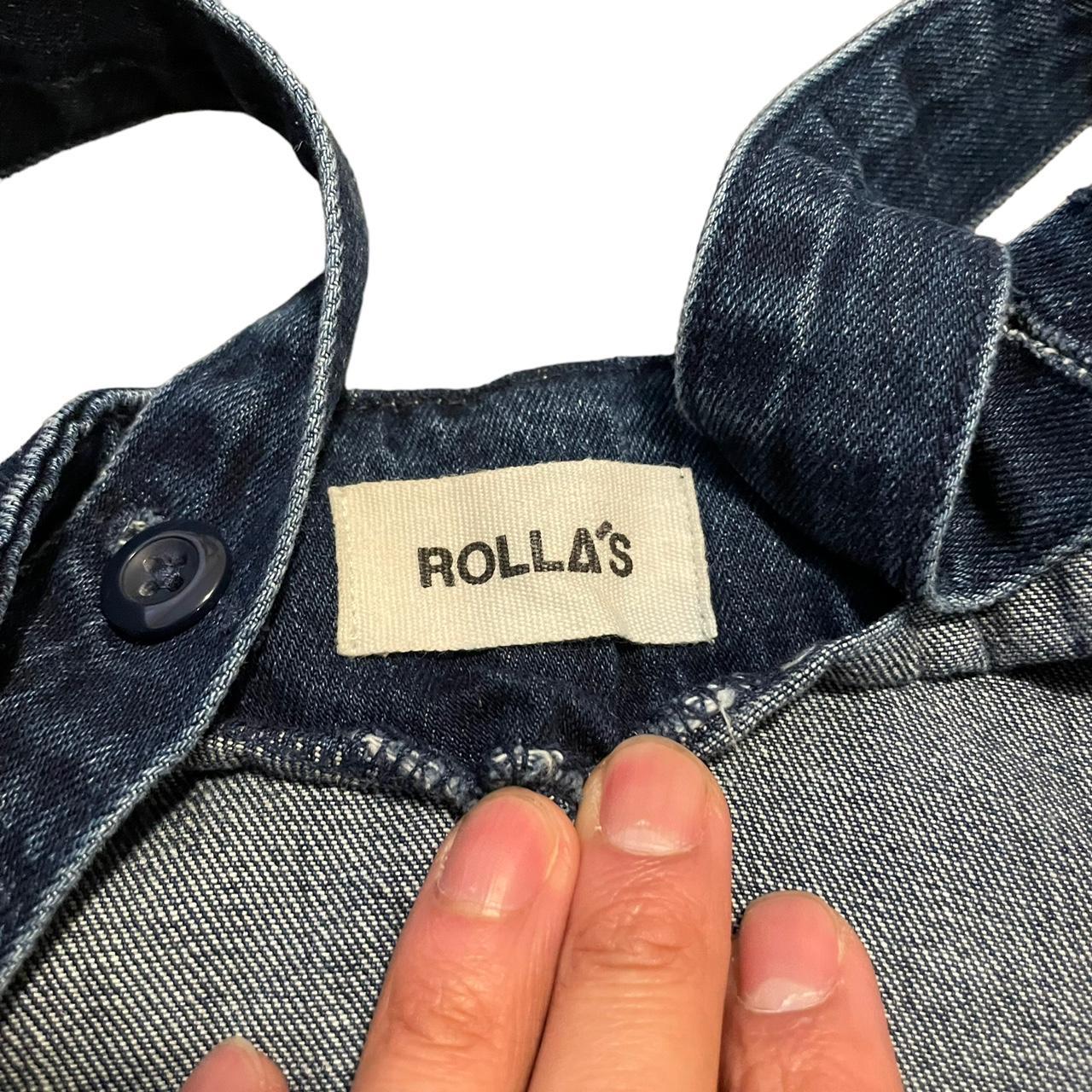 Rolla’s Denim wide leg overalls Sailor jumpsuit... - Depop