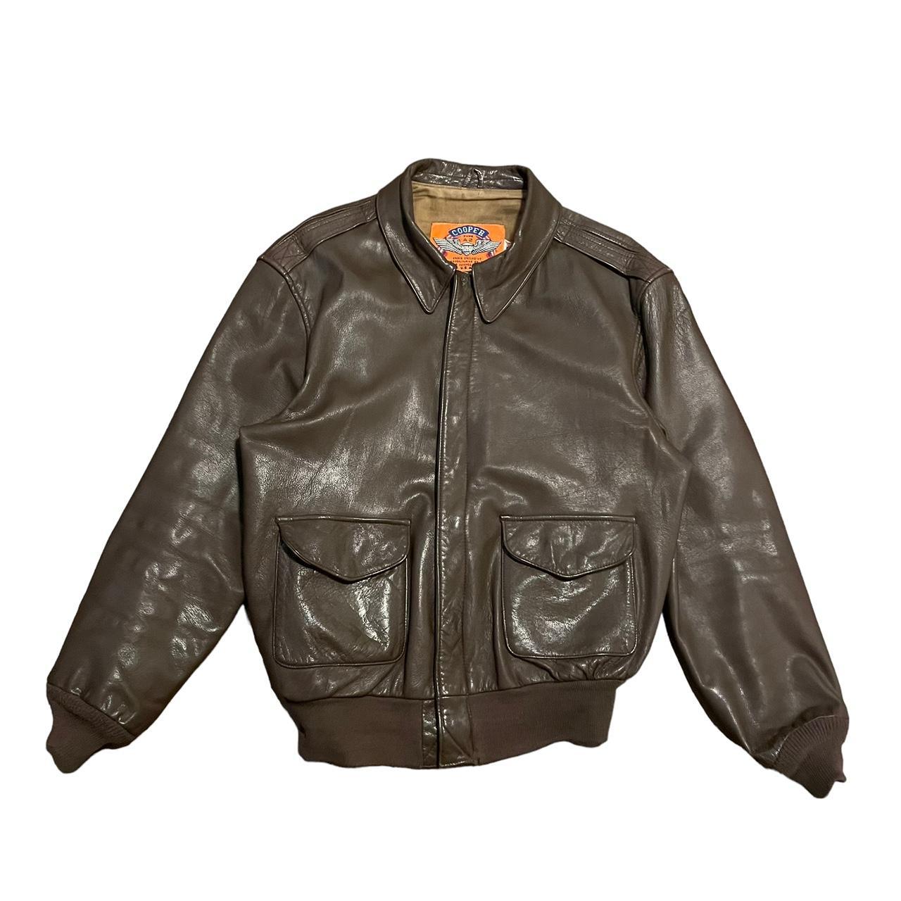 Vintage Air Force flight aviator bomber jacket... - Depop