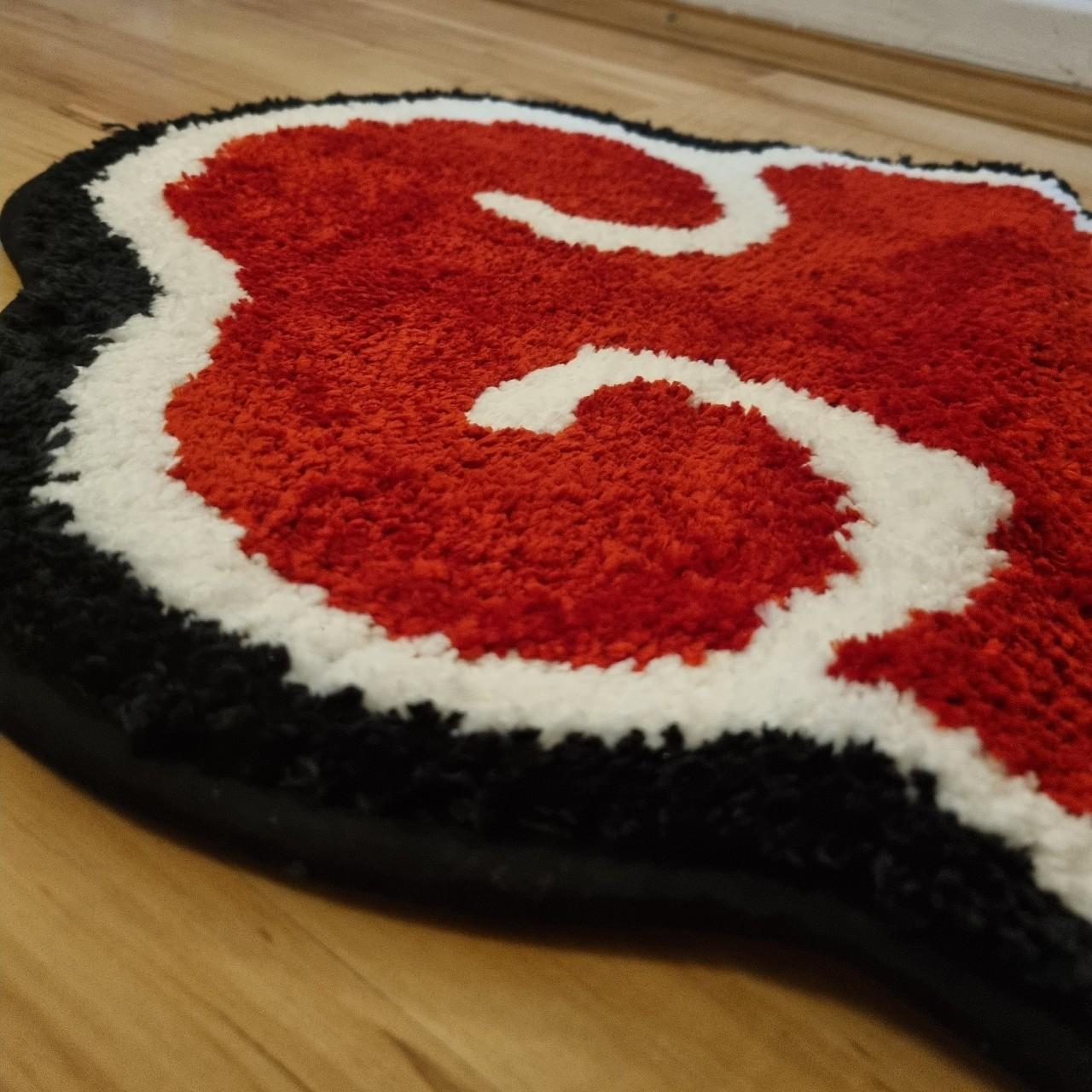 Naruto Akatsuki Cloud Rug / Carpet 60 x 42 cm Great... - Depop