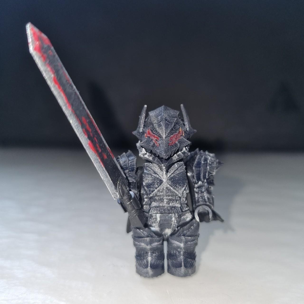 Berserk Guts Custom Berserker Lego Minifigure Piece... - Depop