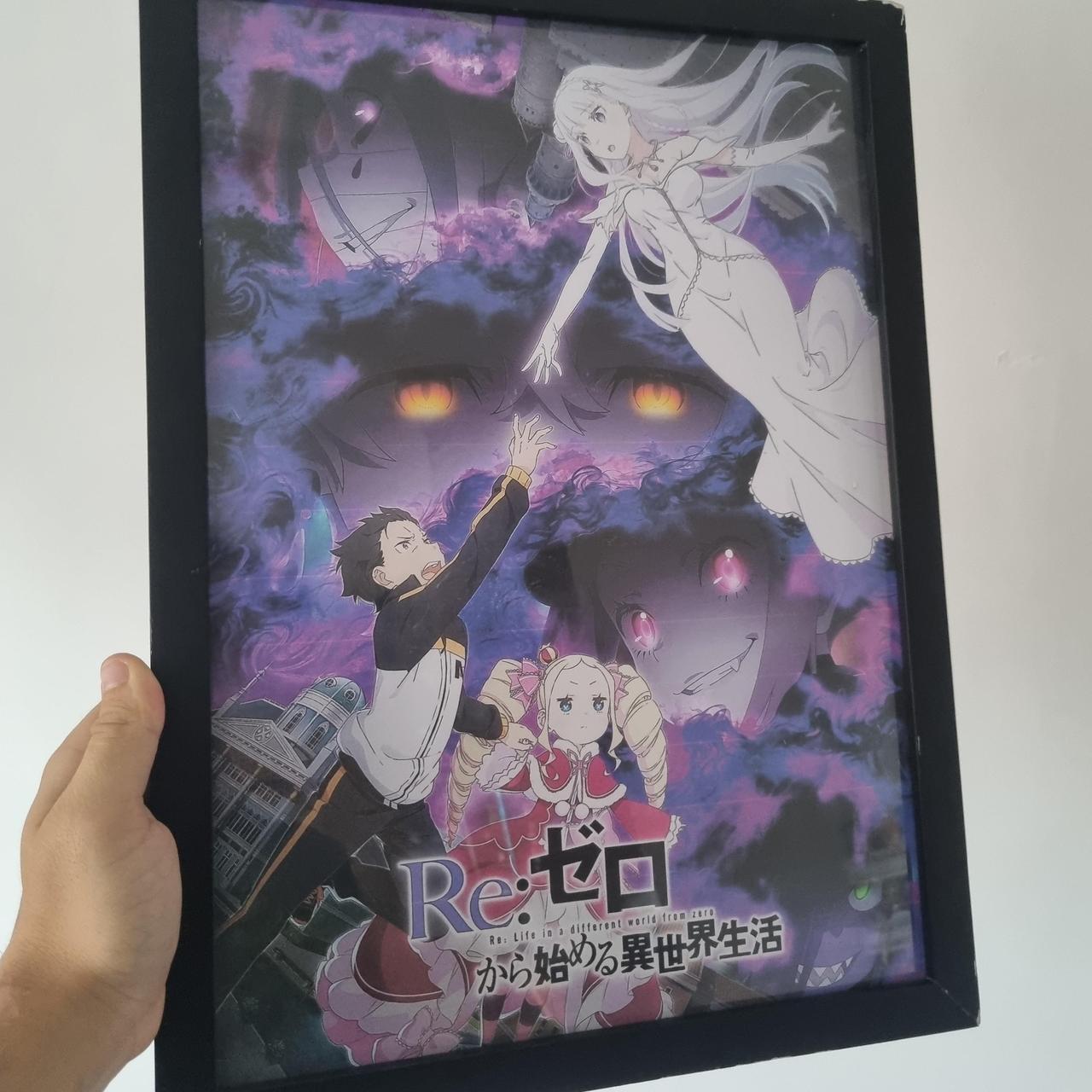 Re zero Poster A3 ReZero Re:zero ram rem subaru... - Depop