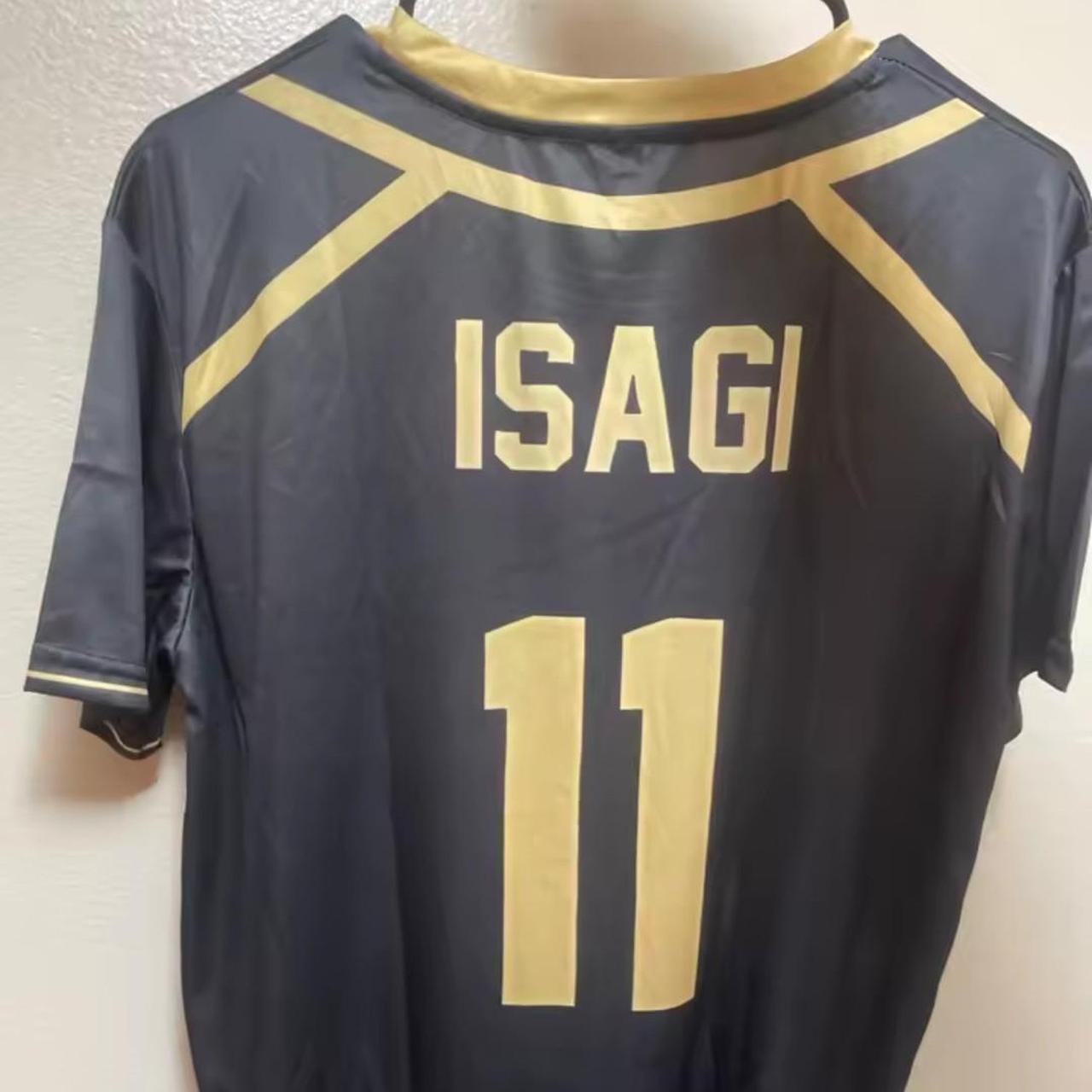 Blue Lock Isagi Football Top isagi soccer anime... | Depop