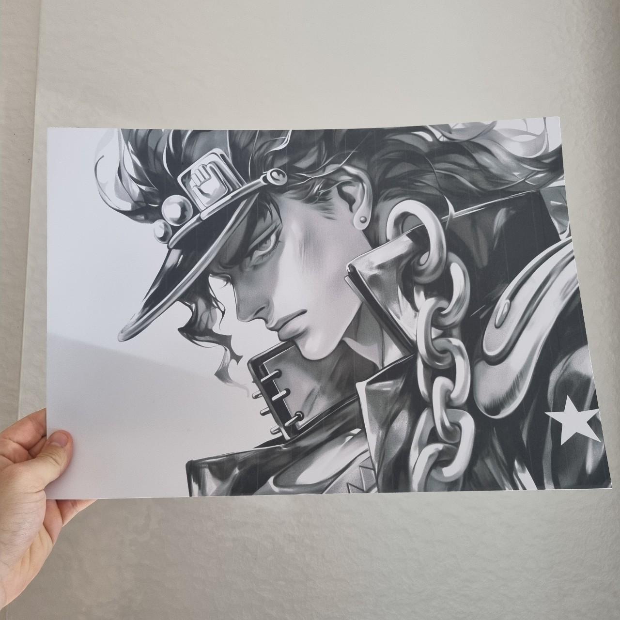 Jojos Jotaro Anime Poster a3 manga dio josuke | Depop