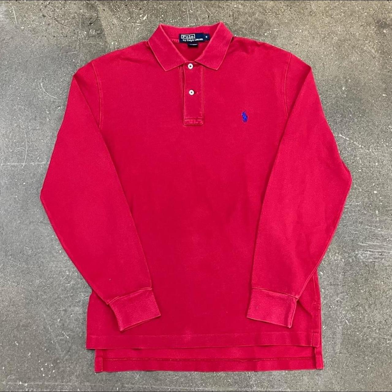 Polo Ralph Lauren Men's Red and Blue Polo-shirts | Depop