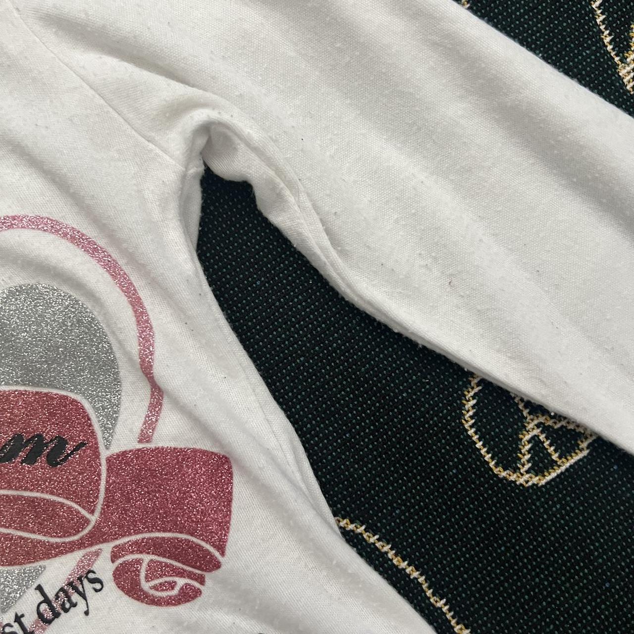 Liz Lisa TRALALA Y2K McBling White Top Cute Y2K... - Depop