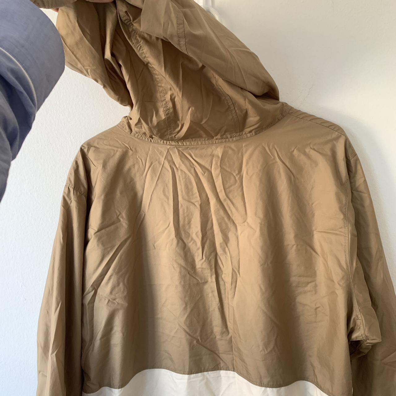 Columbia Tan Cream Rain Jacket Fleece Lined with... - Depop