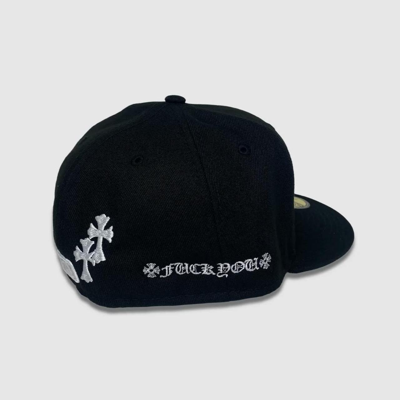 hats.la custom Chrome Hearts Los Angeles Fitted Size... - Depop