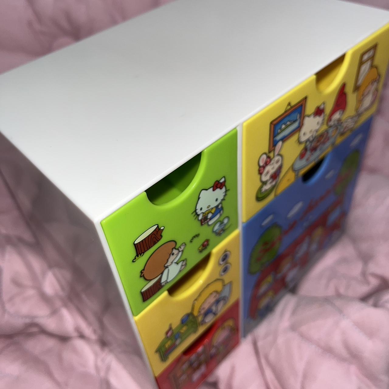 Cute Sanrio primary color storage container very... - Depop