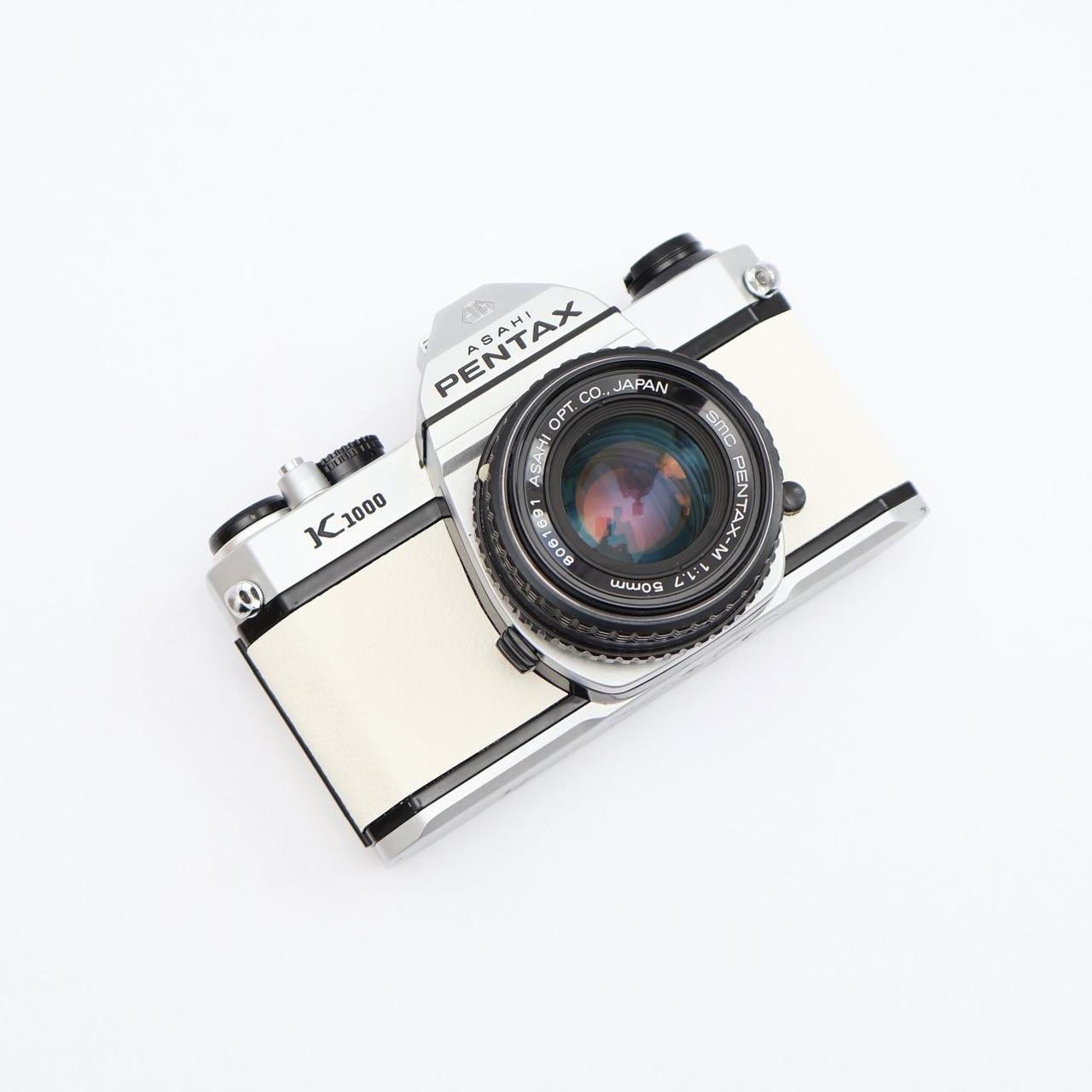 Pentax K1000 - White 35mm SLR Film Camera What's... - Depop
