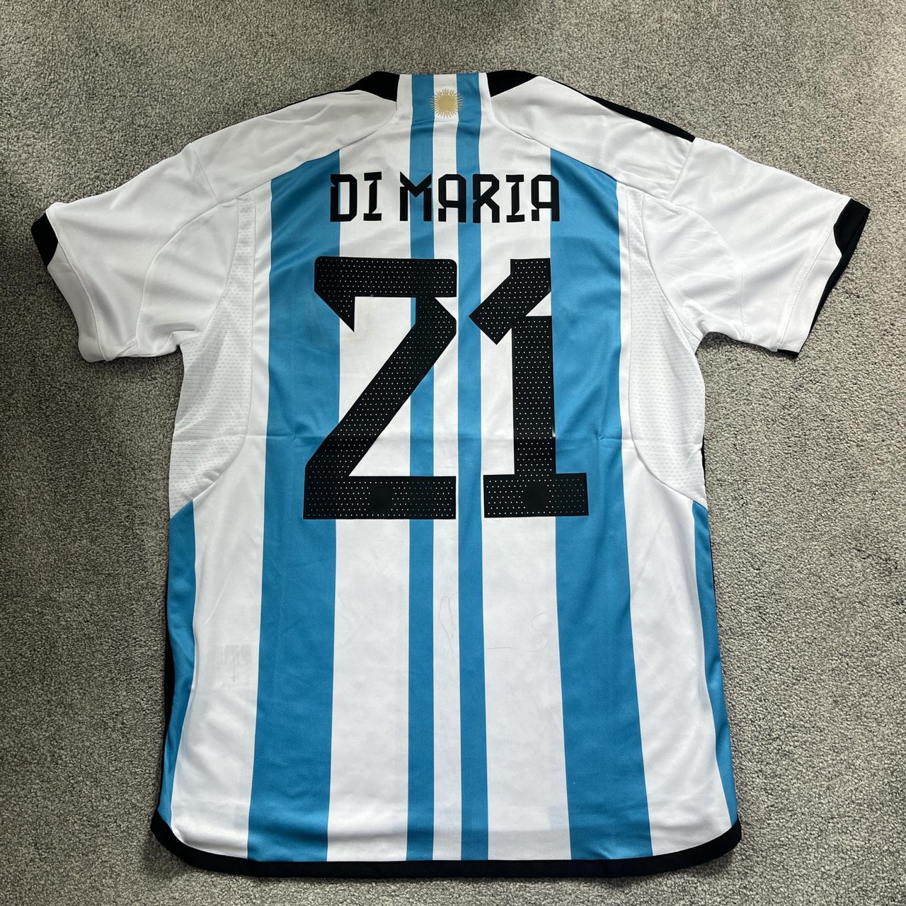 Brand new Argentina Di Maria Shirt #football #retro... - Depop
