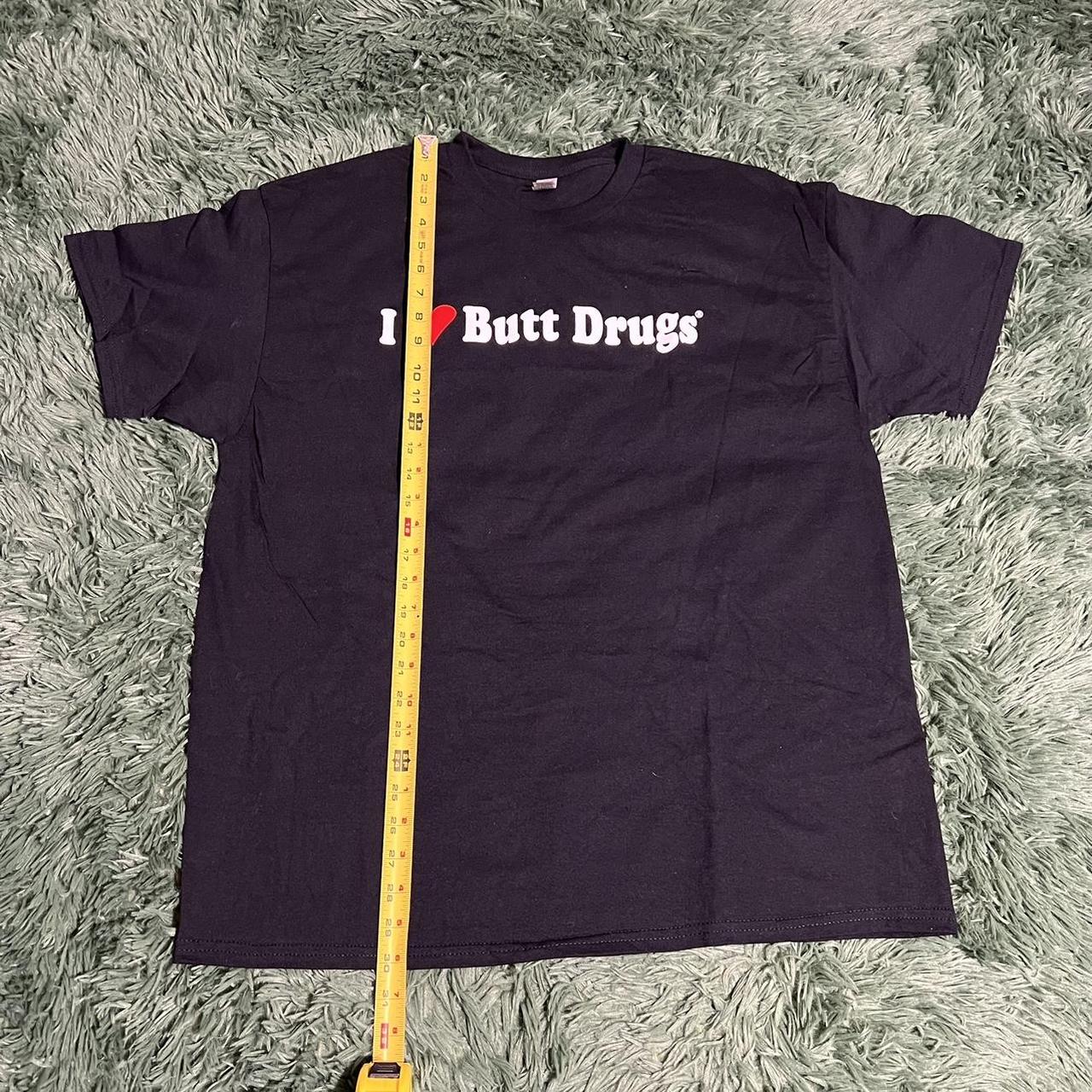 Vintage I love butt drugs tee size XL See pictures... - Depop