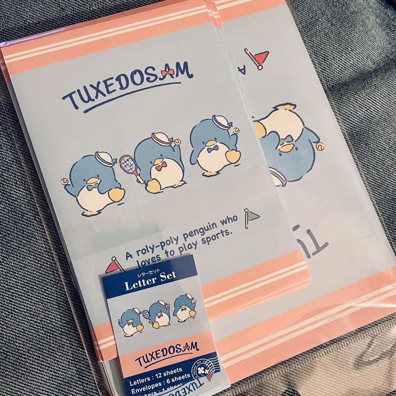 Adorable Tuxedo Sam letter set, with 12 sheets of... - Depop