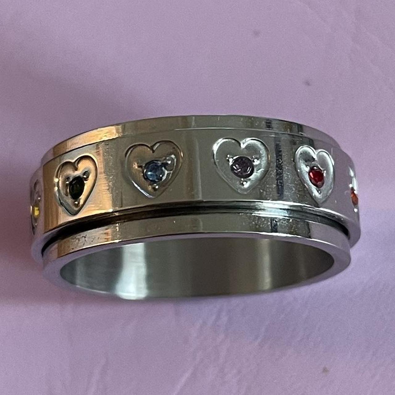 Spinning anxiety/fidget ring from Calm Collective.... - Depop