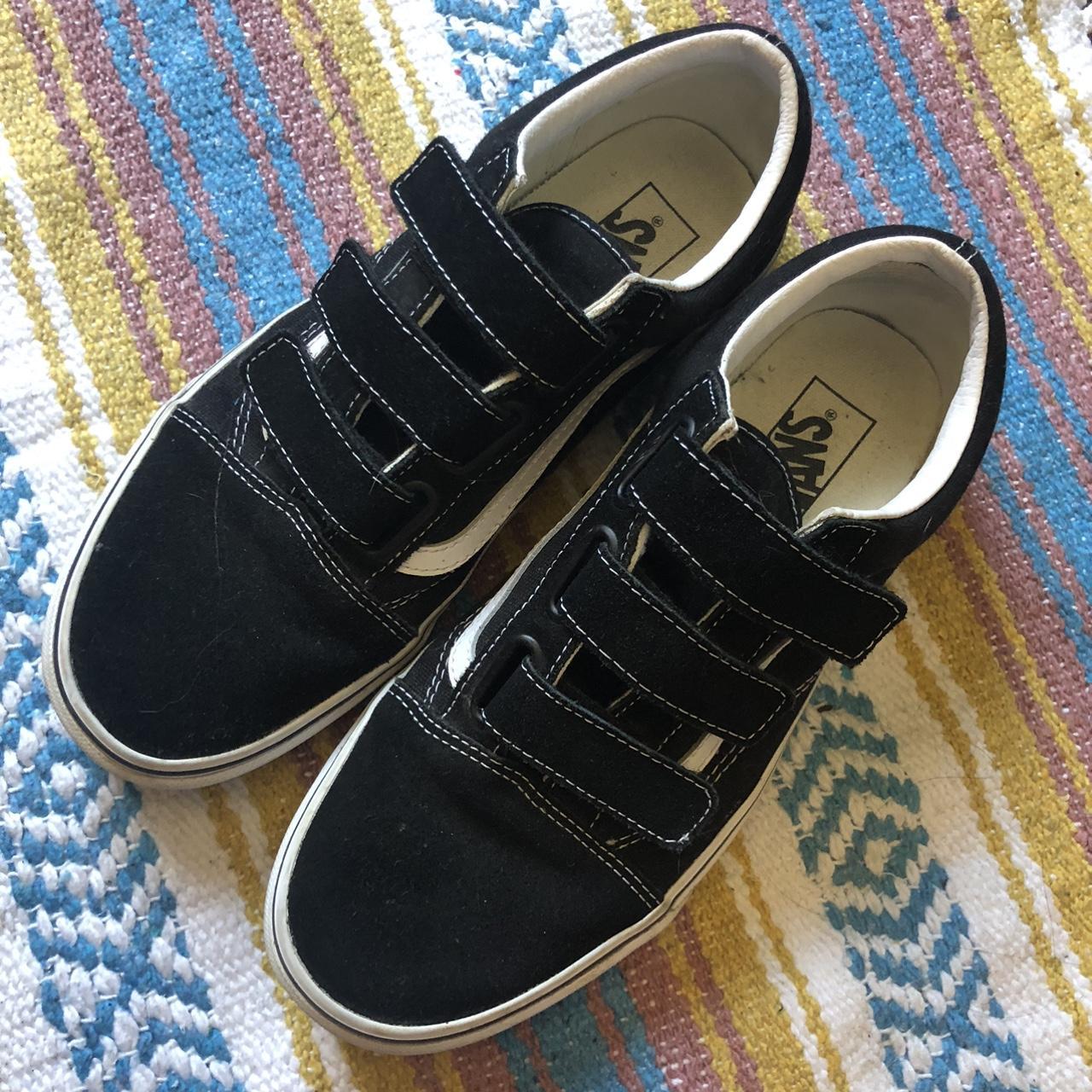 Velcro Vans Men’s 9.5 Women’s 11 Lightly worn, good... - Depop