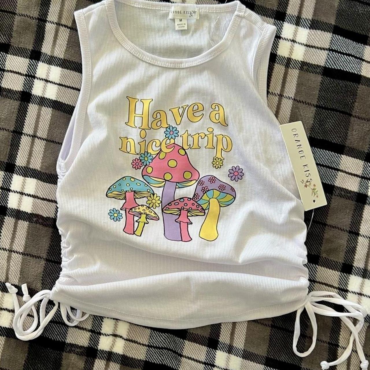 NWT. Super cute scrunch tied tank top with adorable... - Depop