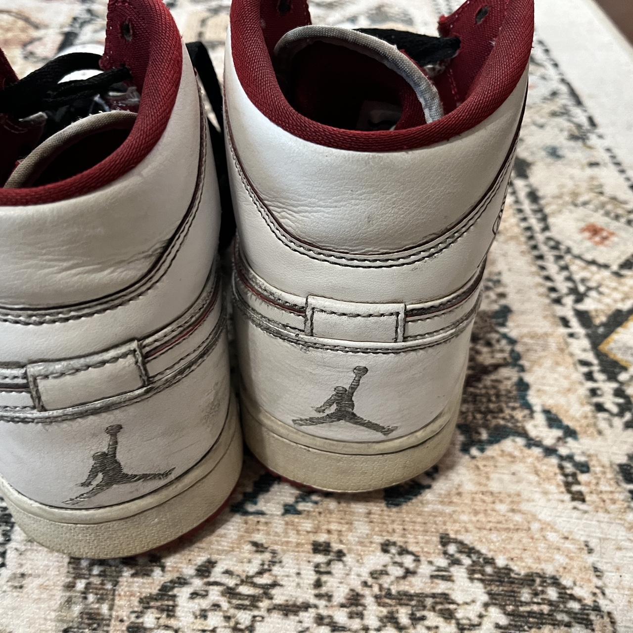 White Air Jordan 1s Beaters #airjordan - Depop