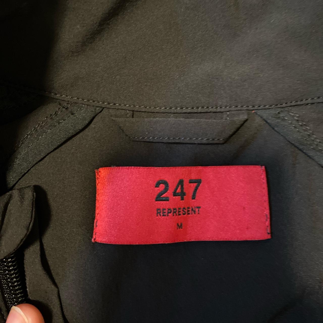 Represent 247 track jacket size medium length... - Depop