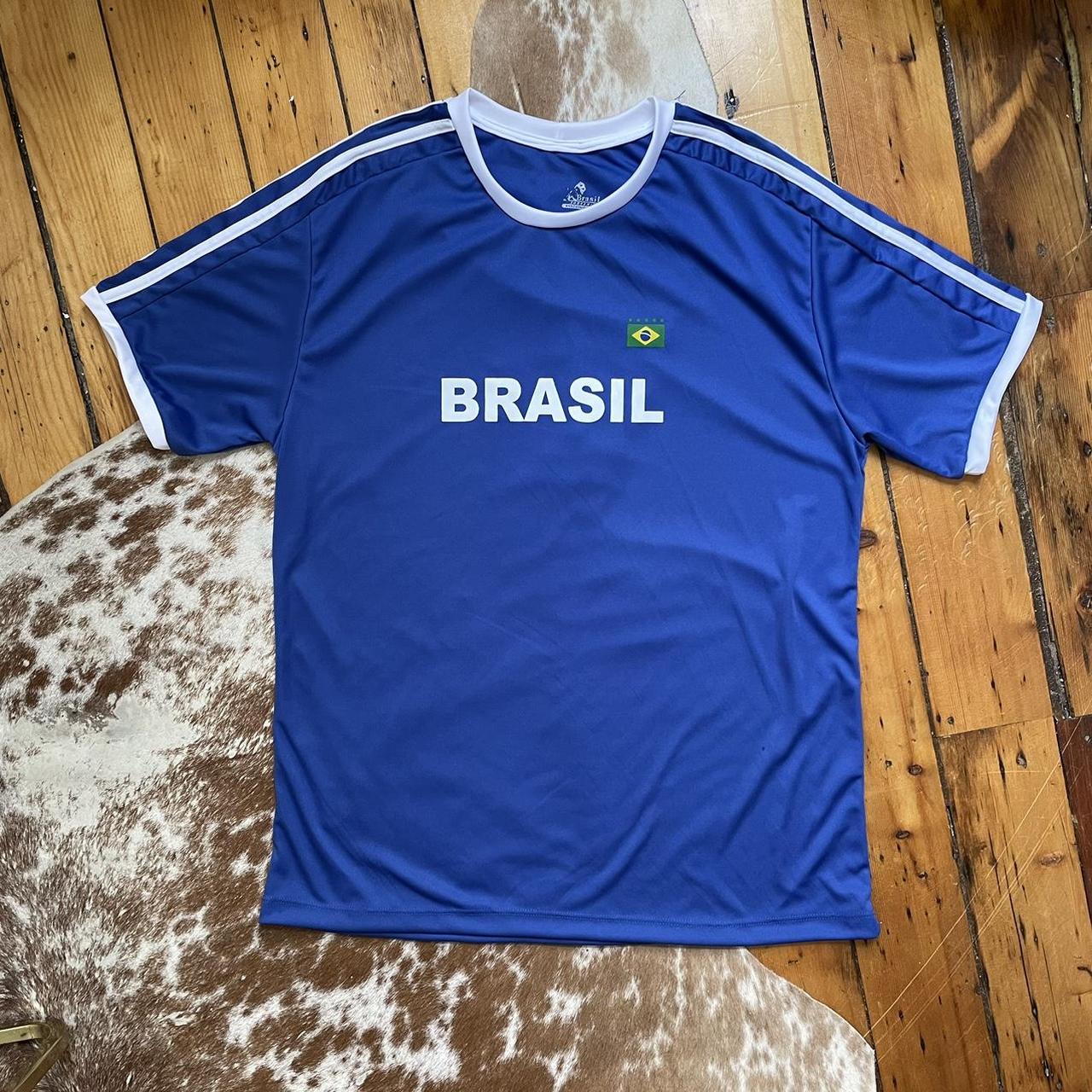 Y2K vintage Brazil jersey | Genuine Brasil souvenir... - Depop