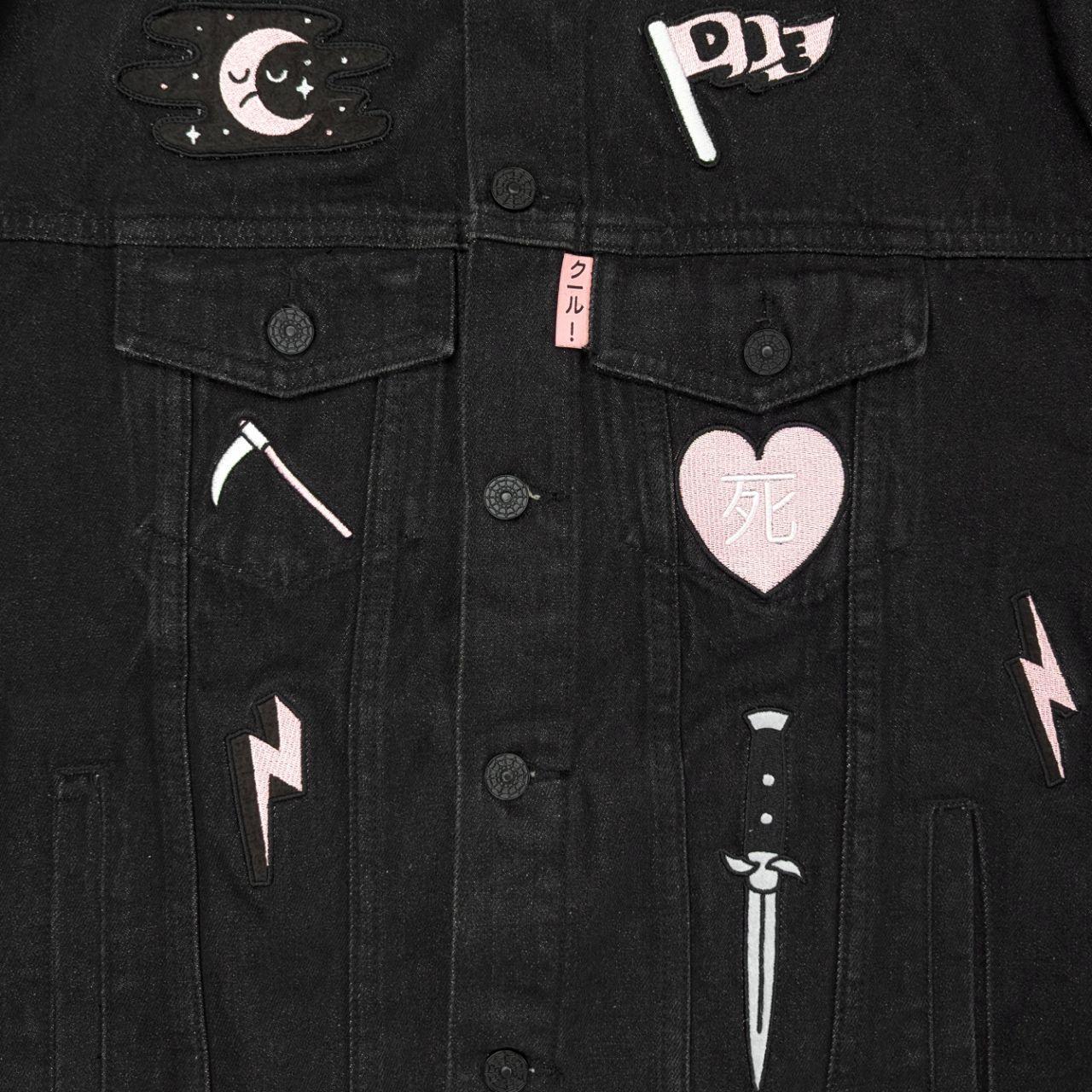 Cool Shirtz Dead Cool Jacket Custom black washed... | Depop