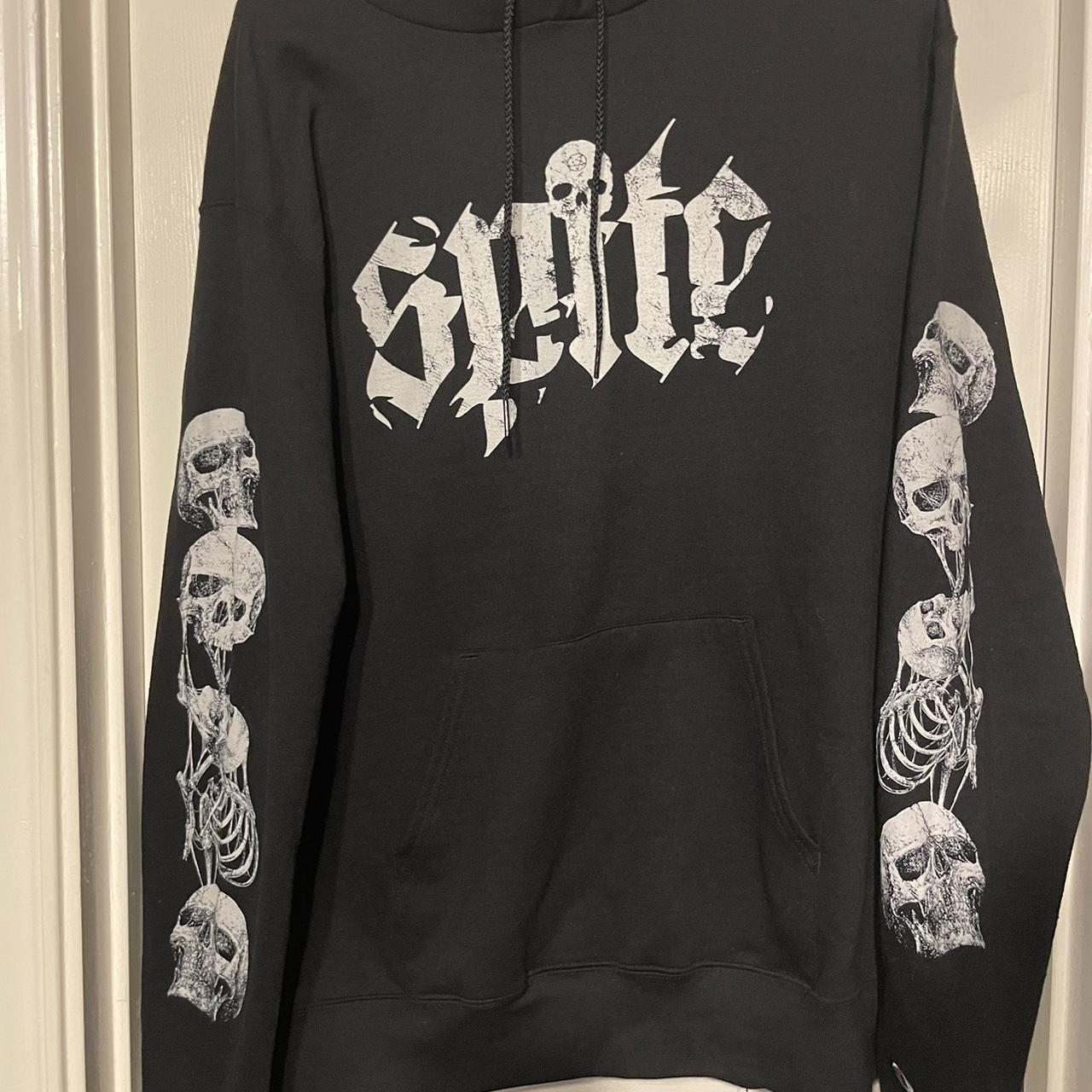 Never worn spite band dedication to flesh hoodie.... - Depop