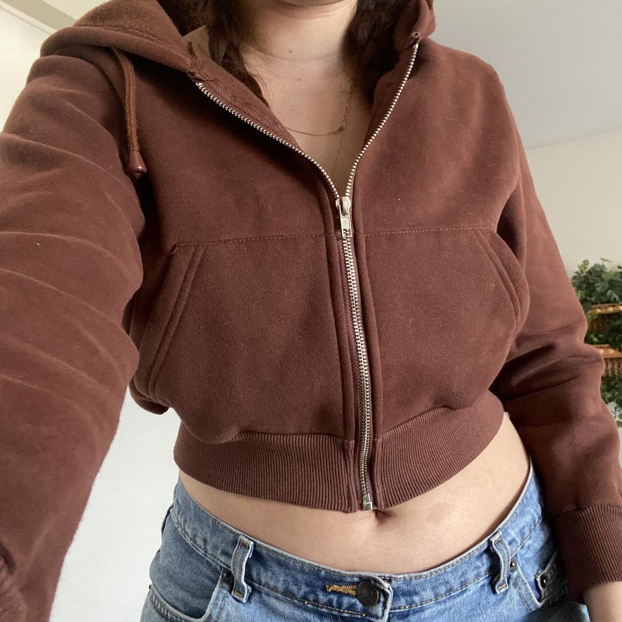 super cute cropped jacket! really cute for layering... - Depop