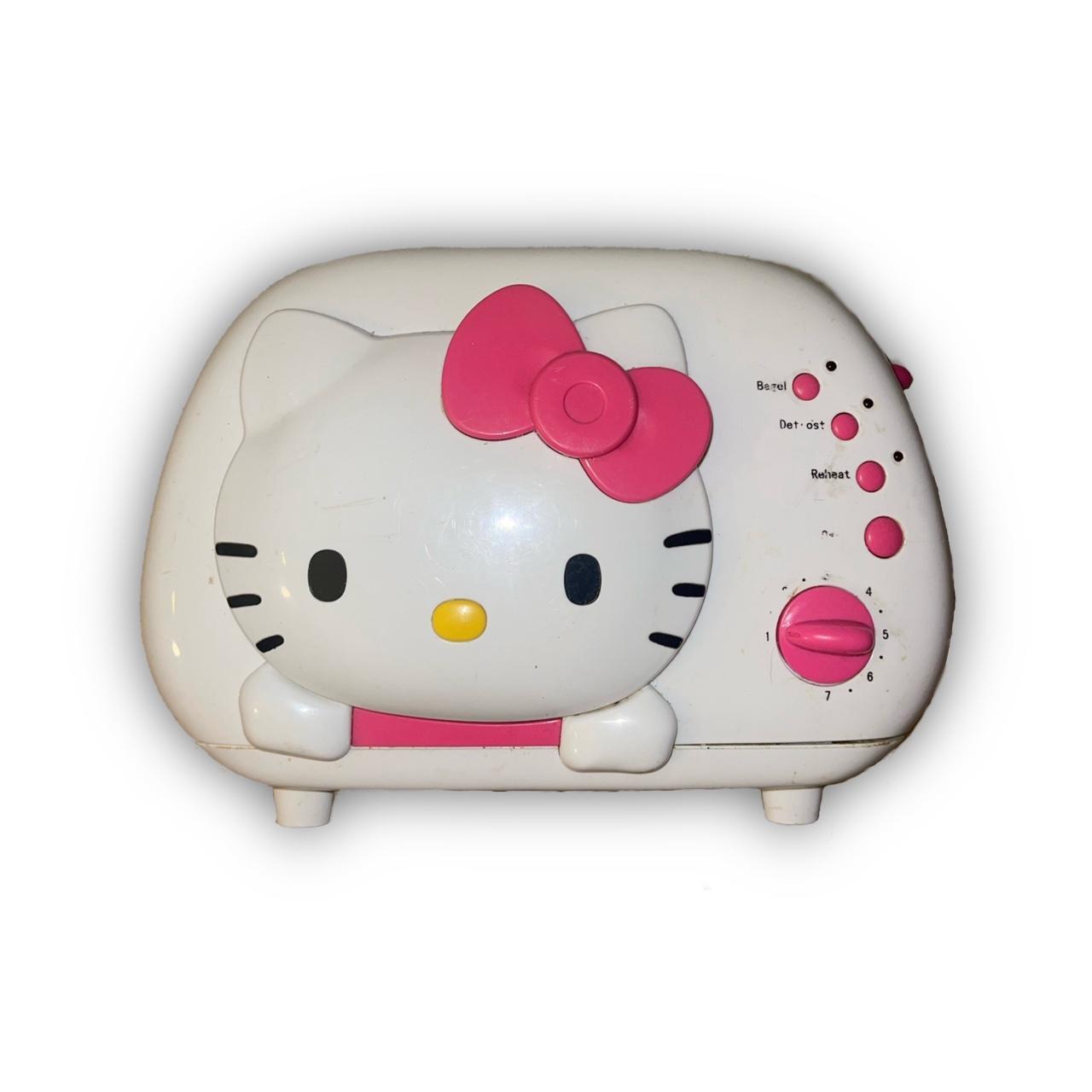 💓 HELLO KITTY TOASTER 💓 pre-loved. has cracks shown... - Depop