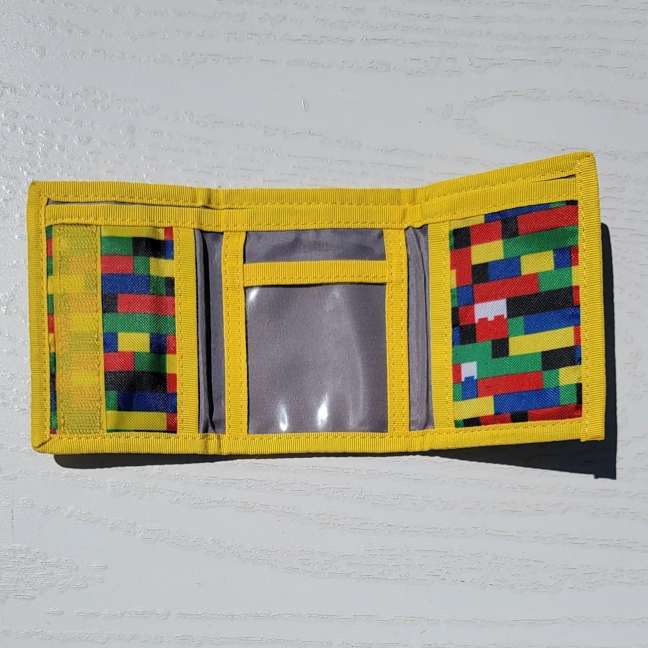 LEGO Wallet Velcro closure, clear spaces for Id or... - Depop