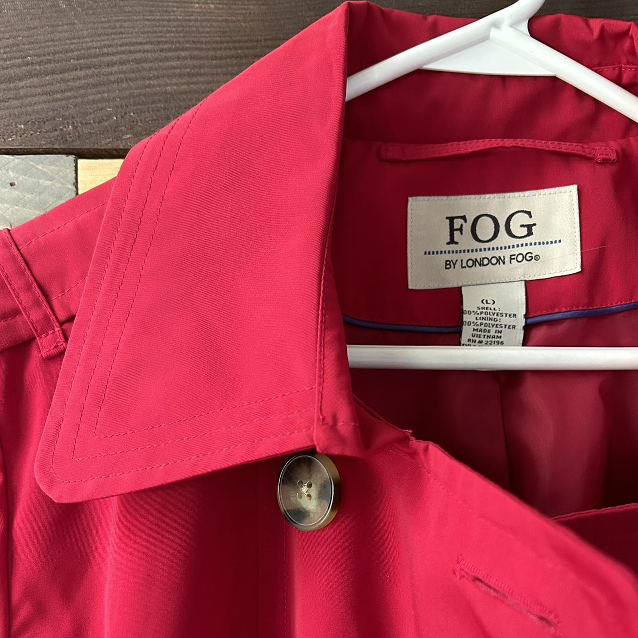 London Fog Women's Red Coat | Depop