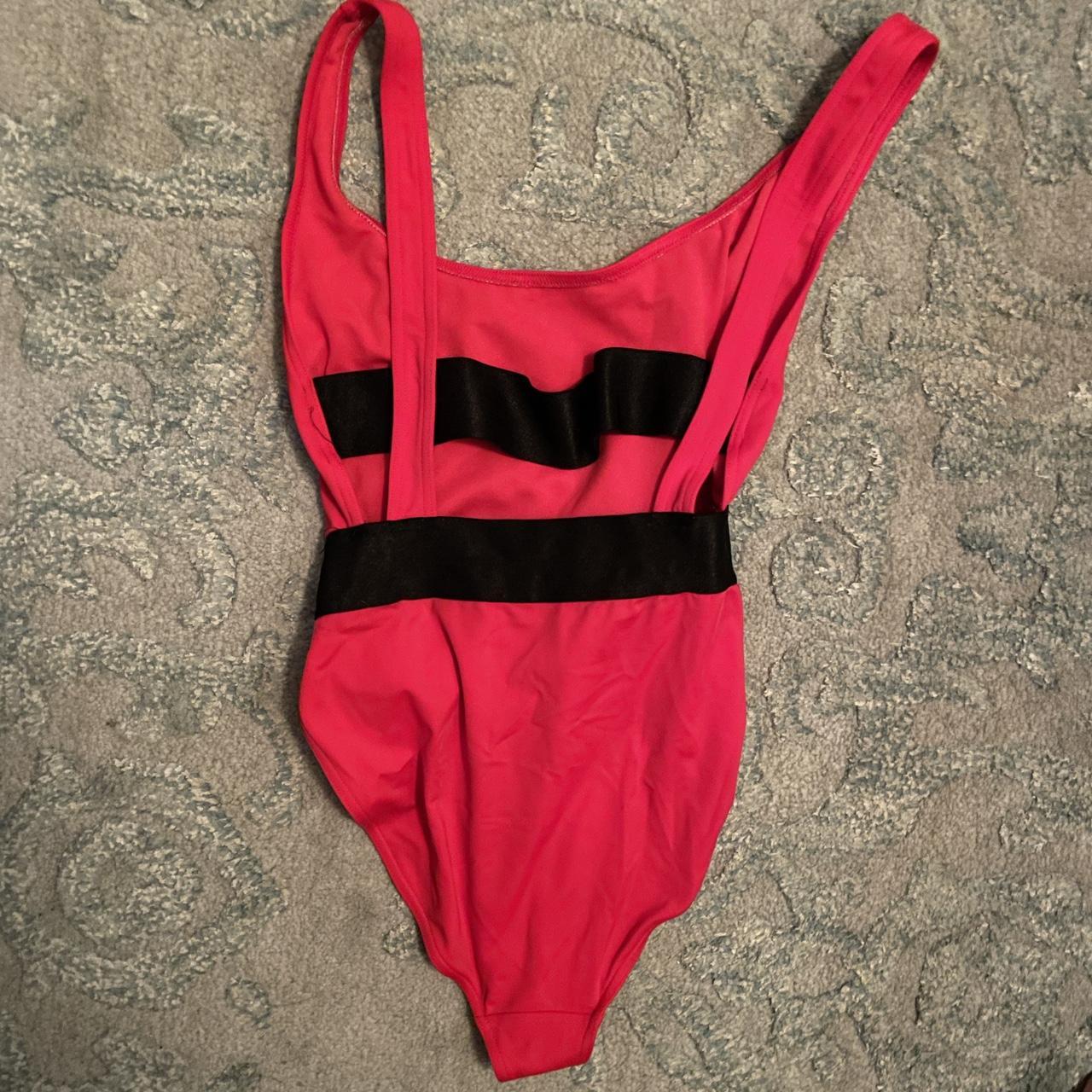 ASOS One Piece Red Swimsuit. Super comfy but... - Depop