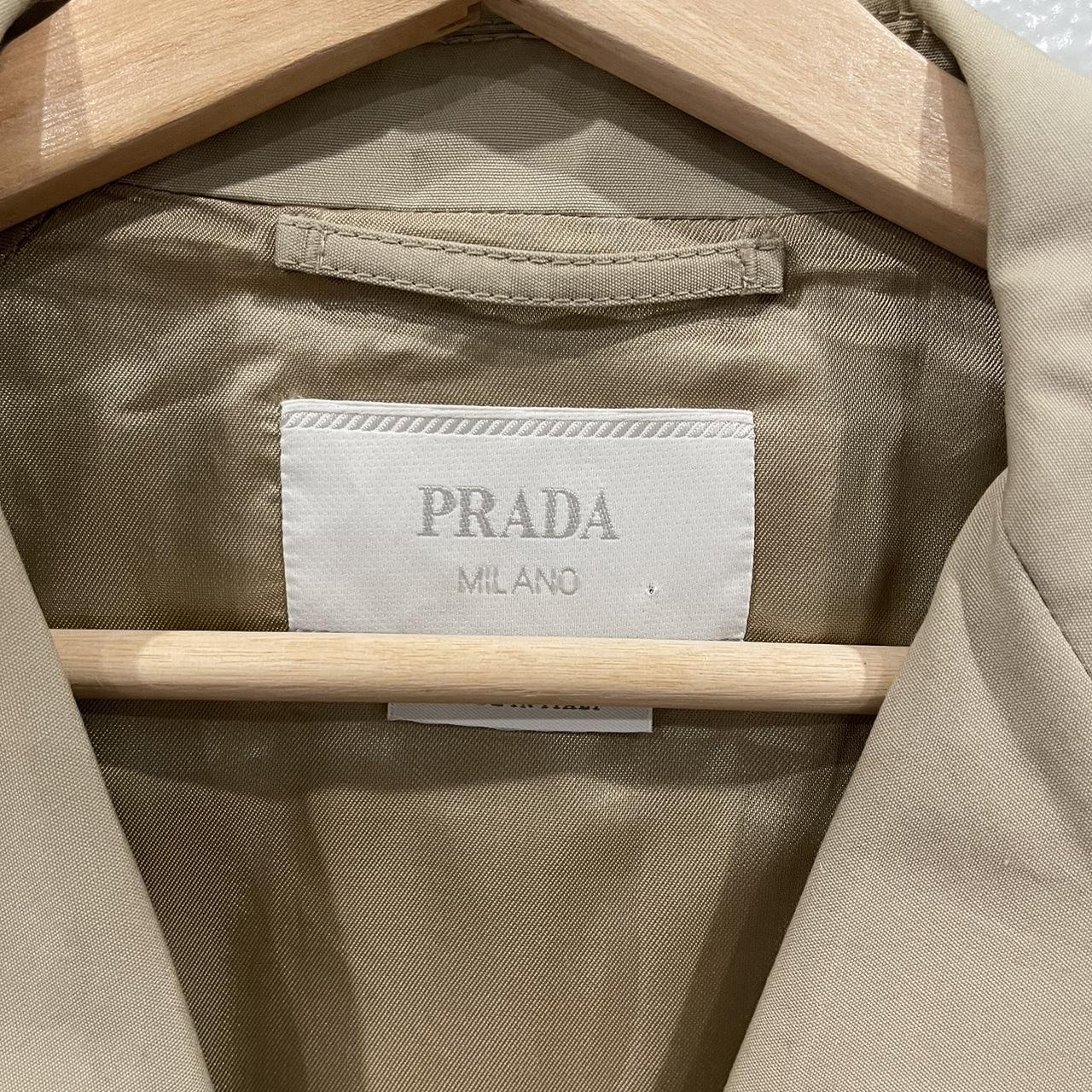 2018 Prada Comic Band Jacket with Camp Collar, Dual... - Depop