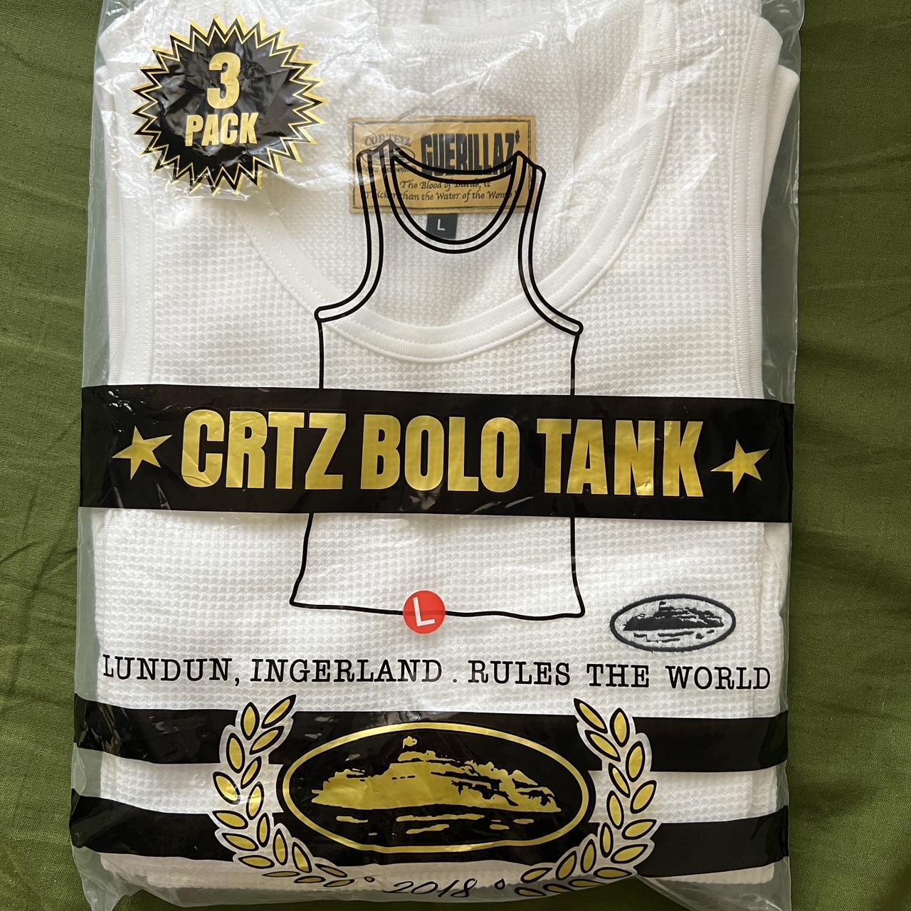 Corteiz bolo tank top 3 pack Thermal material Not... - Depop