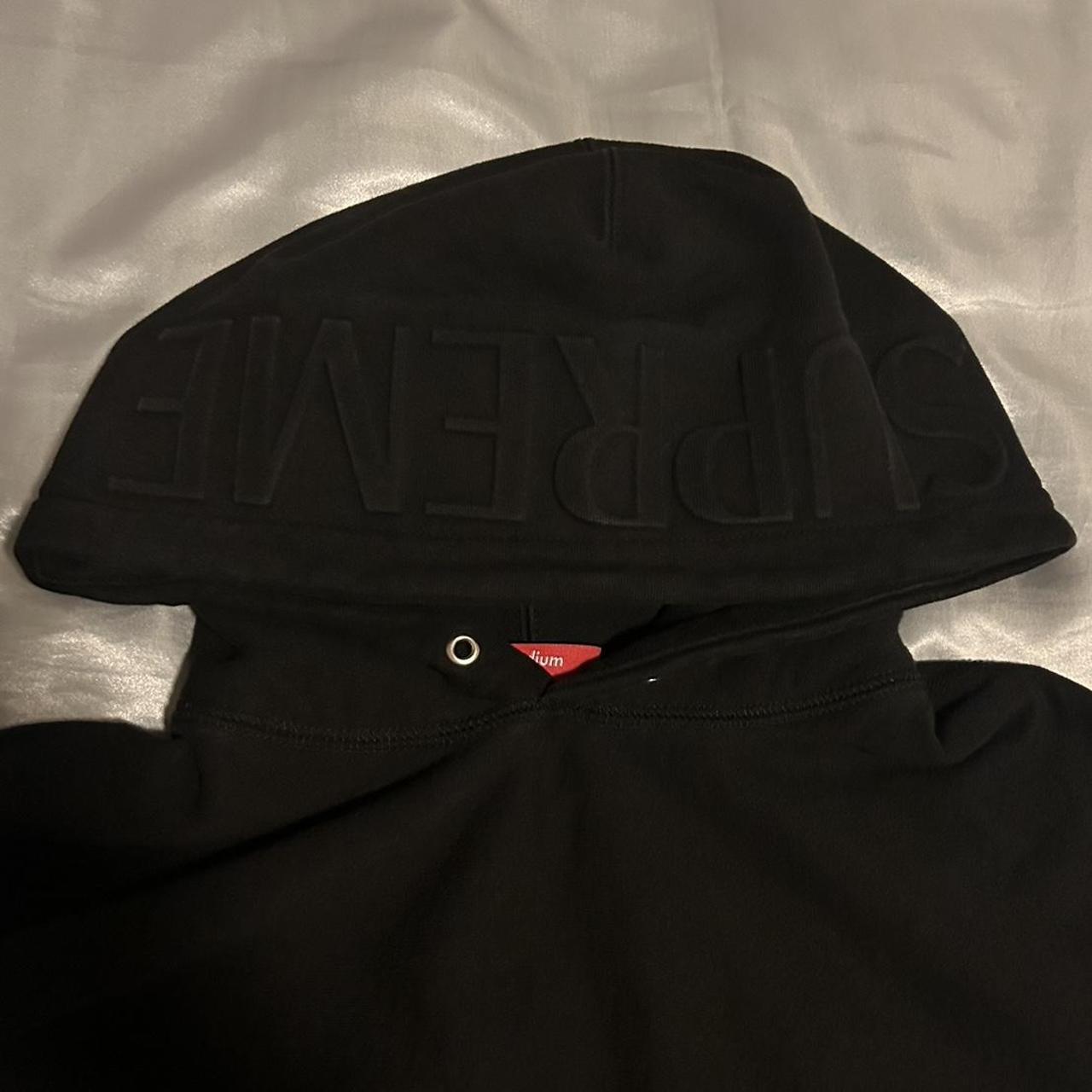 Supreme writing in hood hoodie bought for 400 at mag... - Depop