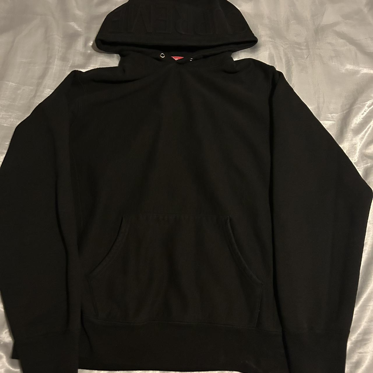 Supreme writing in hood hoodie bought for 400 at mag... - Depop