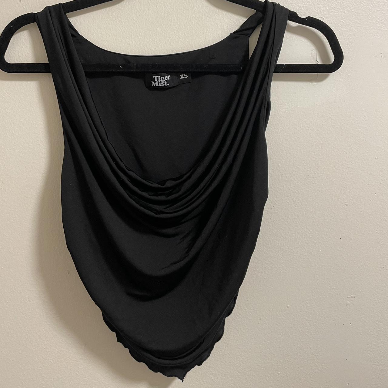 Tiger Mist Womens Black Crop Top Depop