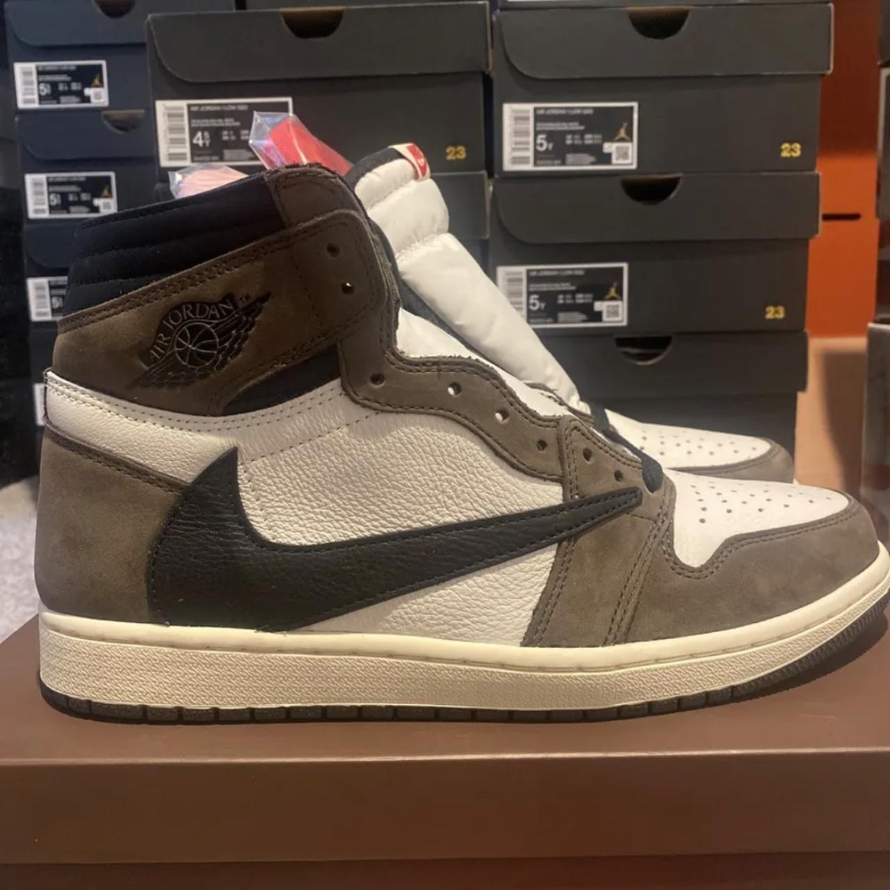 AIR JORDAN 1 RETRO HIGH OG X TRAVIS SCOTT MOCHA Size... - Depop