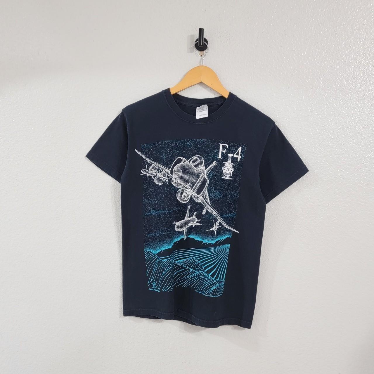 Blackbirds Fighter Jet Double Sided Tee - Men's... - Depop