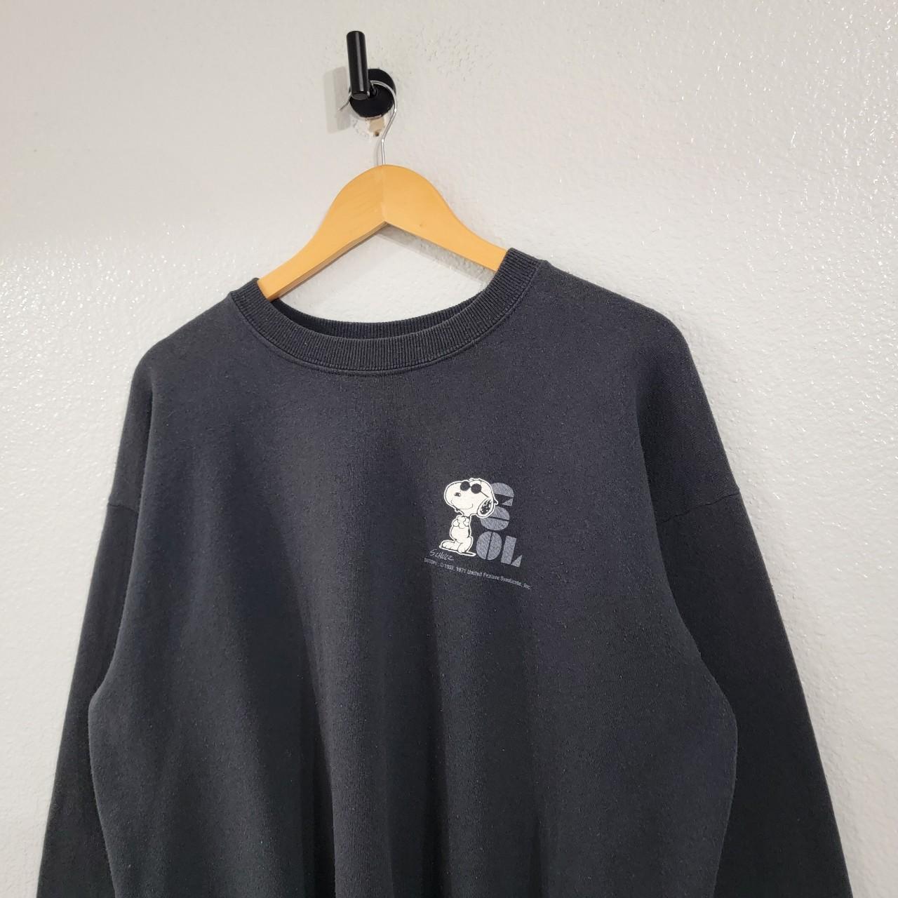 Vintage Snoopy Joe Cool Charlie Brown Sweatshirt -... - Depop