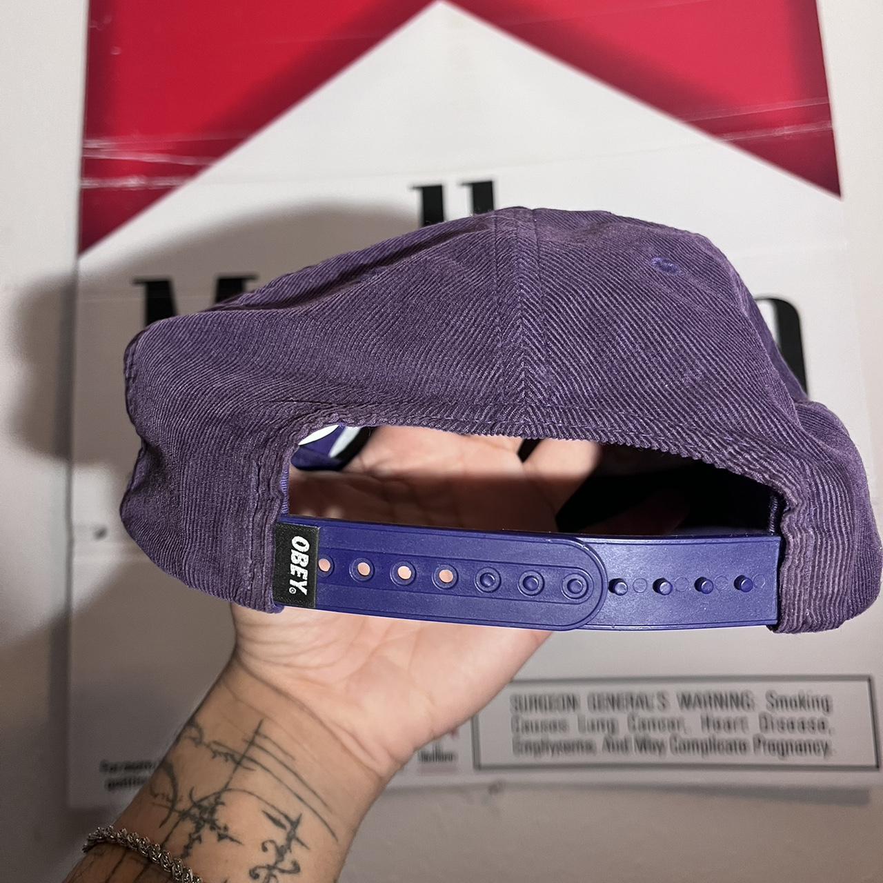 Purple Rose Obey hat - Depop