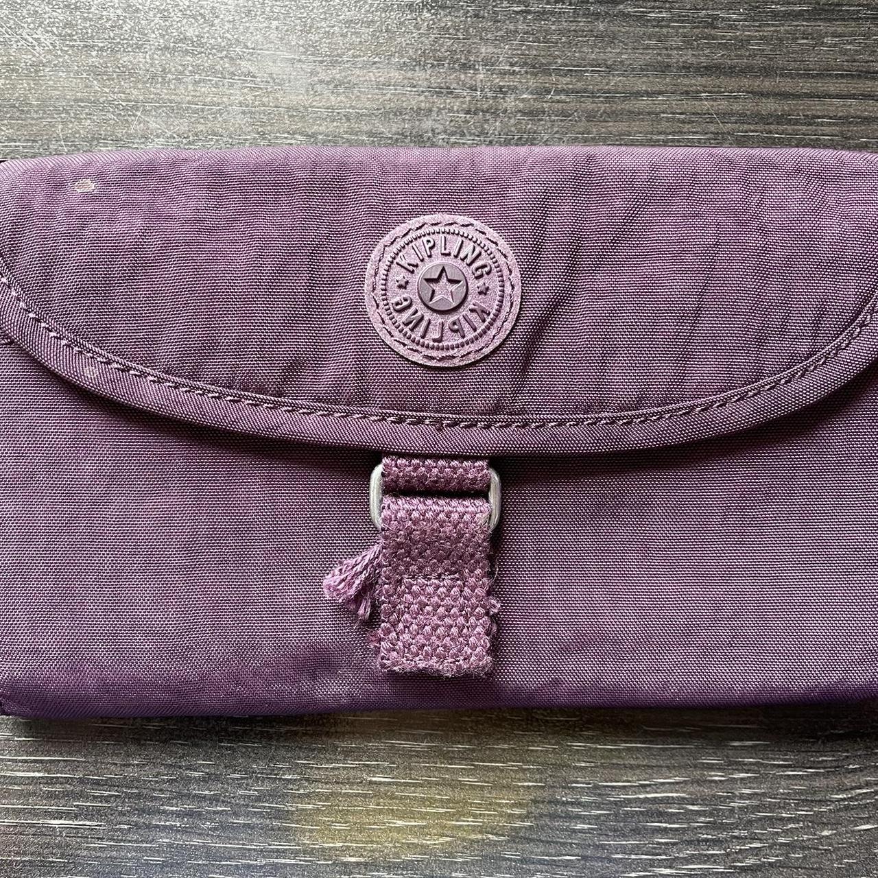 Purple Kipling wallet. - Depop