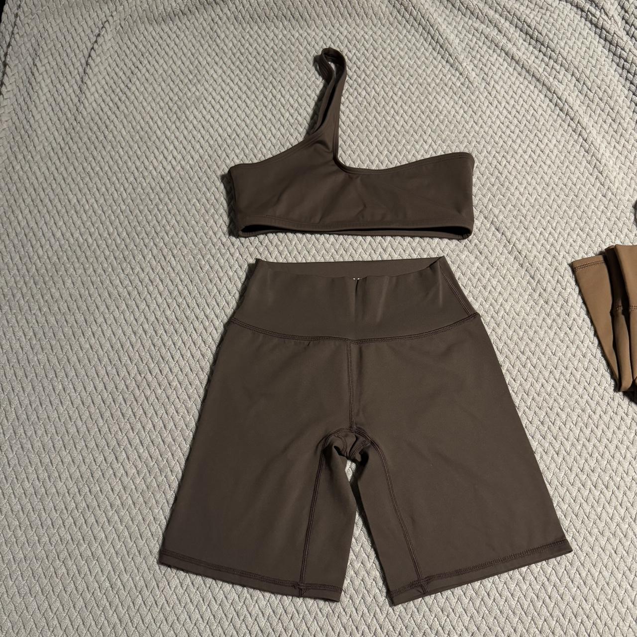 Davis Active Chocolate Workout Set XS/S NWOT never... | Depop