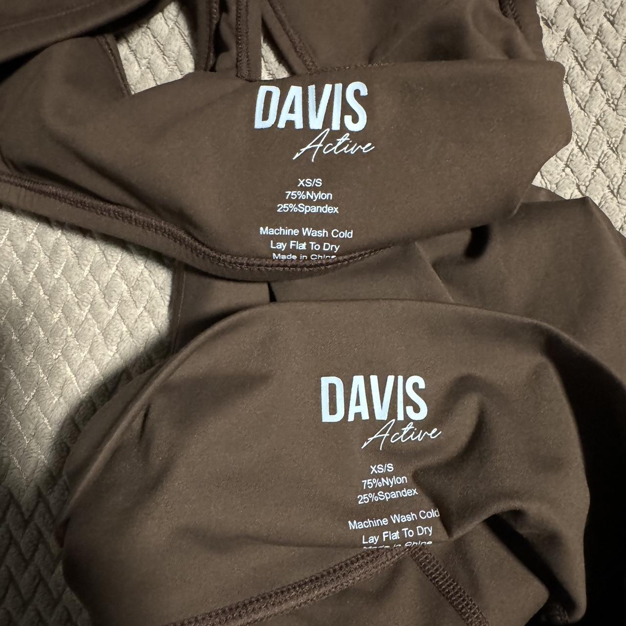 Davis Active Chocolate Workout Set XS/S NWOT never... | Depop